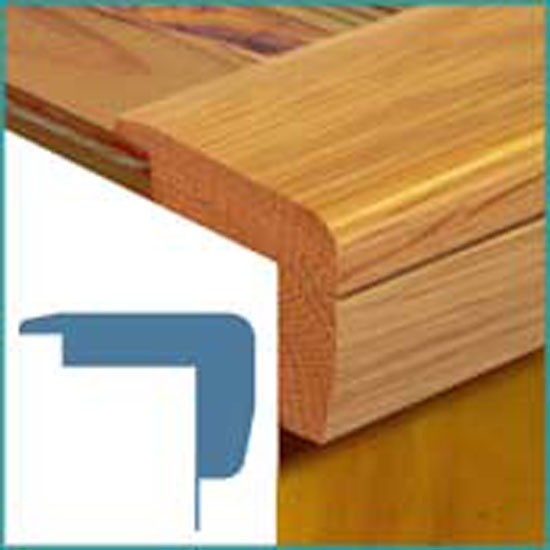 Woodland Solid Oak Stair-Step Nosing 4 Different designs - Hamiltons ...