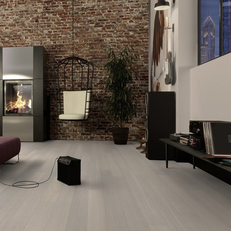 Boen Oak White Andante Live Pure 138mm Engineered Wood Flooring ...