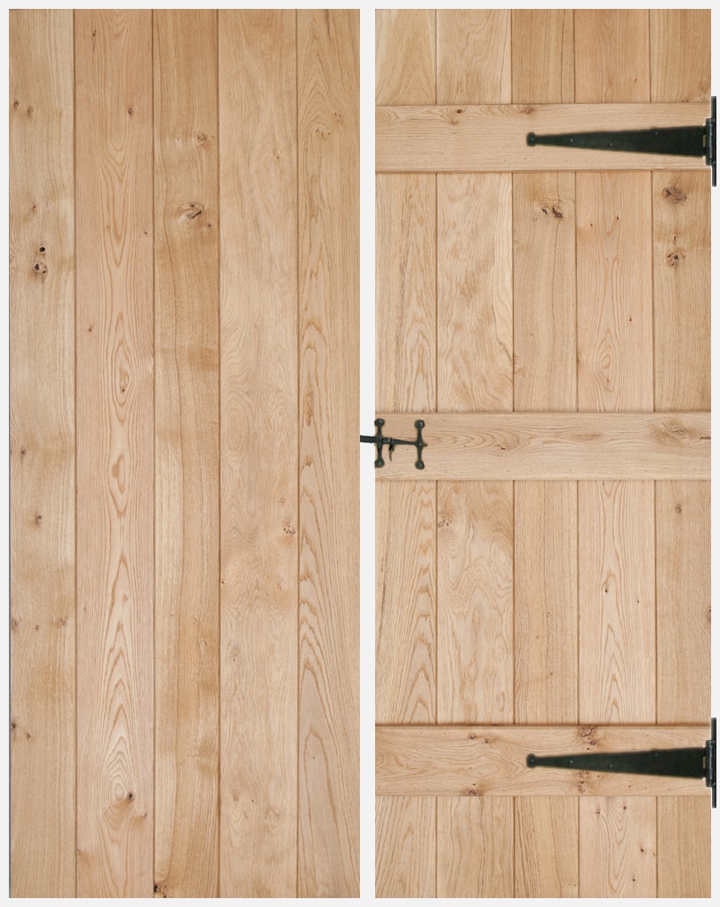 Rustic Oak Barn Doors