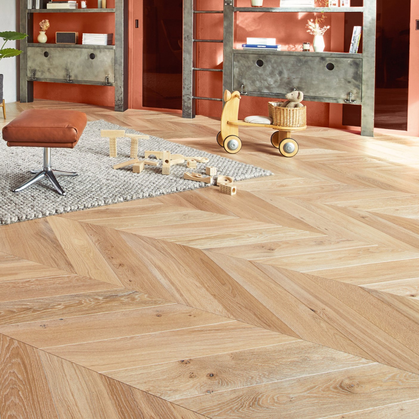 Panaget Authentic Sable French Oak Chevron Flooring 139mm - Hamiltons ...